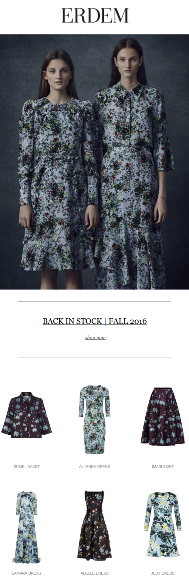 Fall collection from Erdem - Pynck