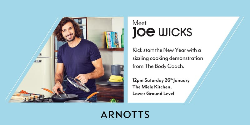 Sizzling Cooking Demonstration with Joe Wicks - Pynck